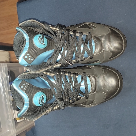 Reebok | Shoes | Reebok Shaq Attack Azure Black | Poshmark